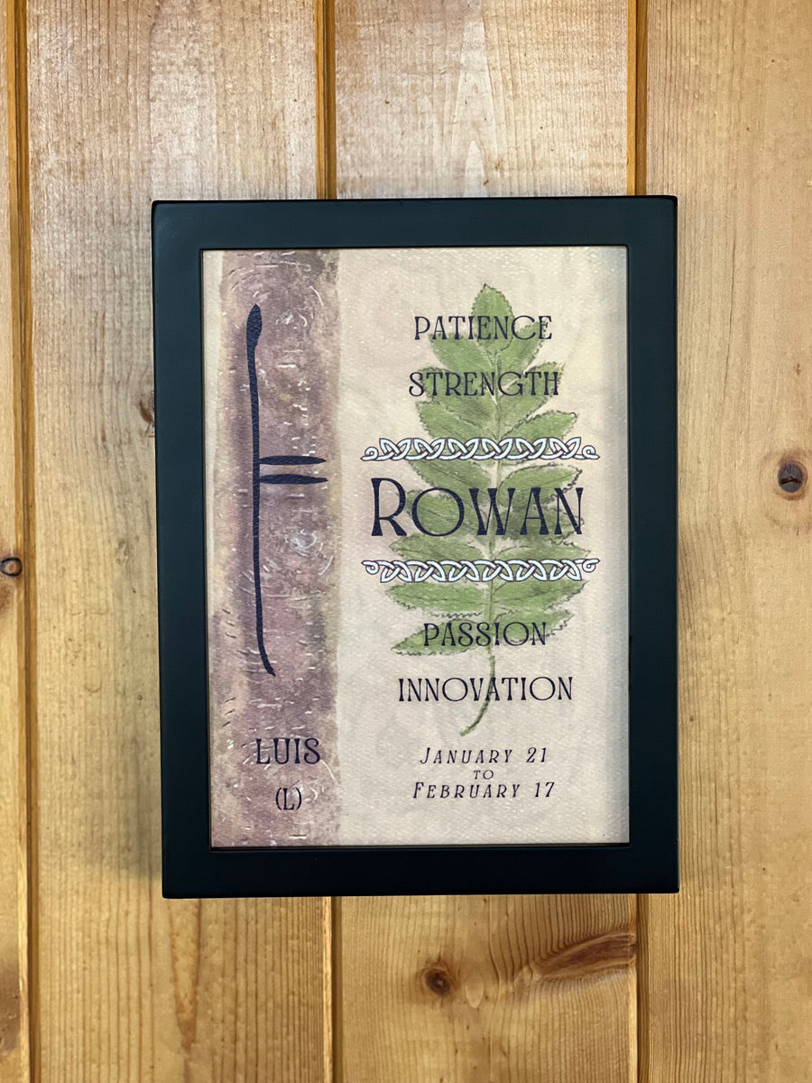 Rowan Tree & Ogham Letter Luis | Celtic Tree Astrology – OghamArt