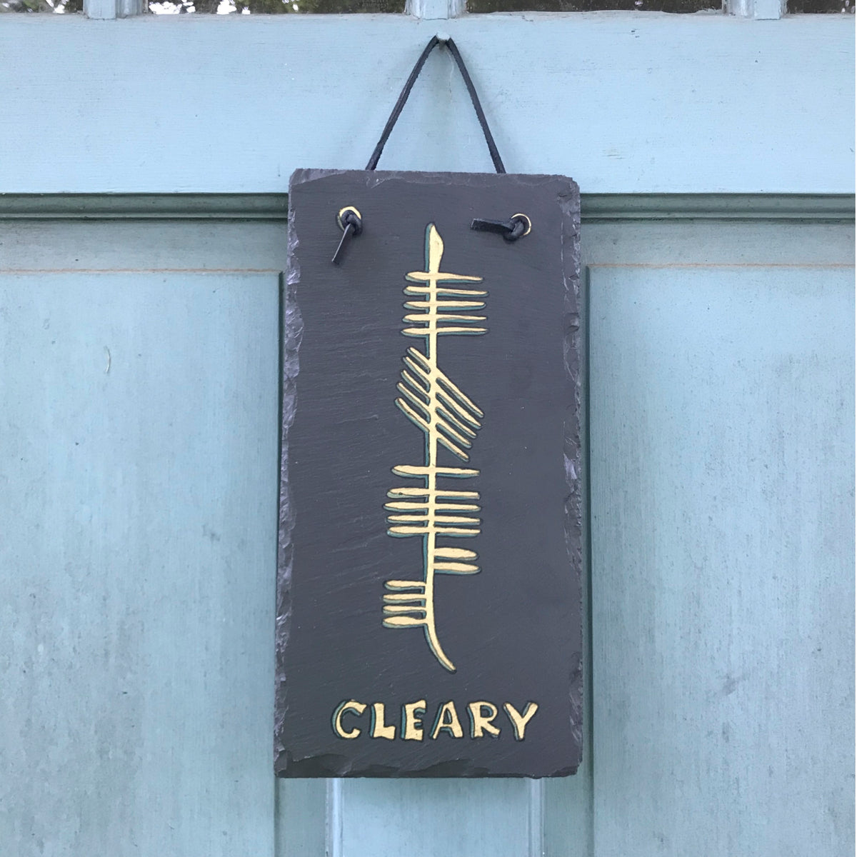 Custom Personalized Slate Plaque – OghamArt