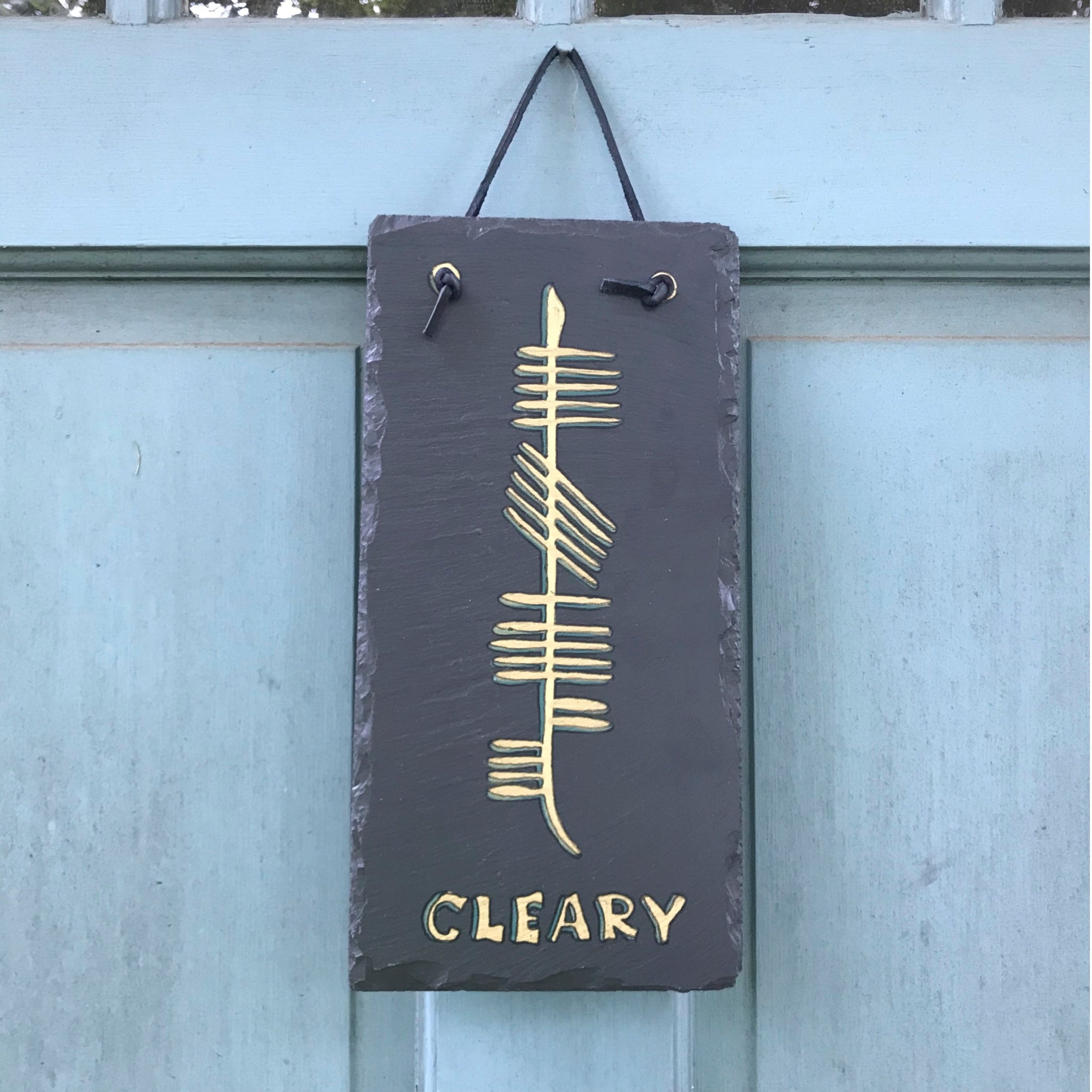 Custom Personalized Slate Plaque – OghamArt